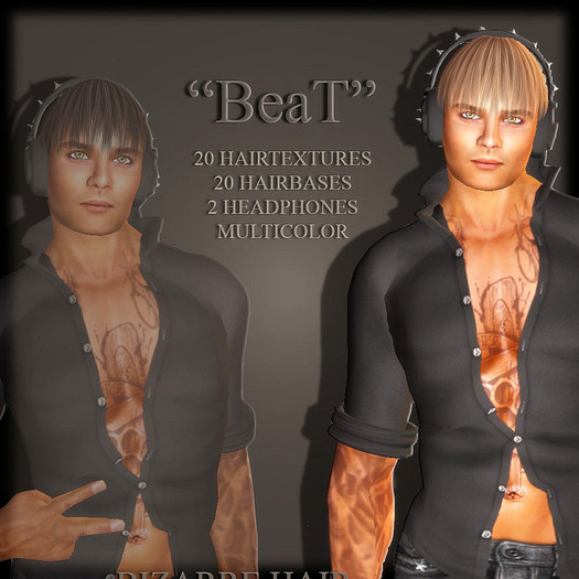 Second Life Marketplace - [Bizarre Hair] "BeaT" DEMO