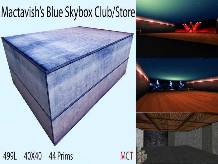 Second Life Marketplace - Mactavish's Blue Skybox/Club