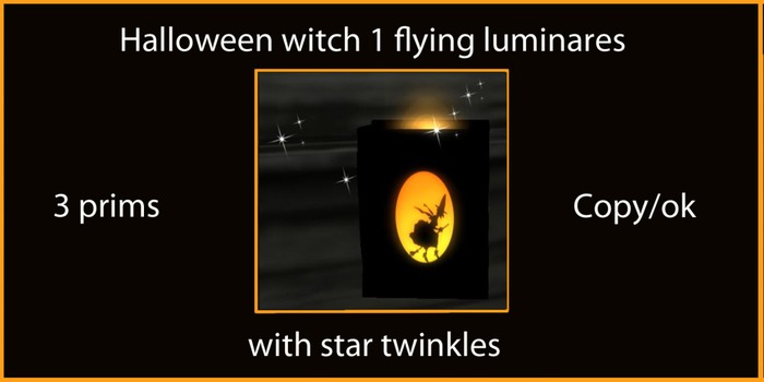 Second Life Marketplace - witch 1 flying luminaries