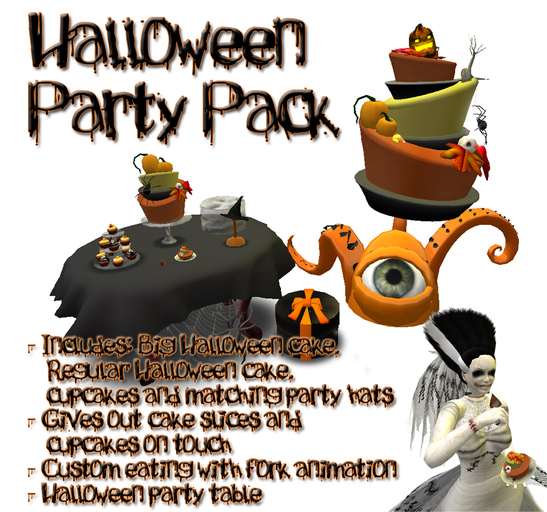 Second Life Marketplace - ~ Eat Me ~ Halloween Party Pack ~ Halloween ...
