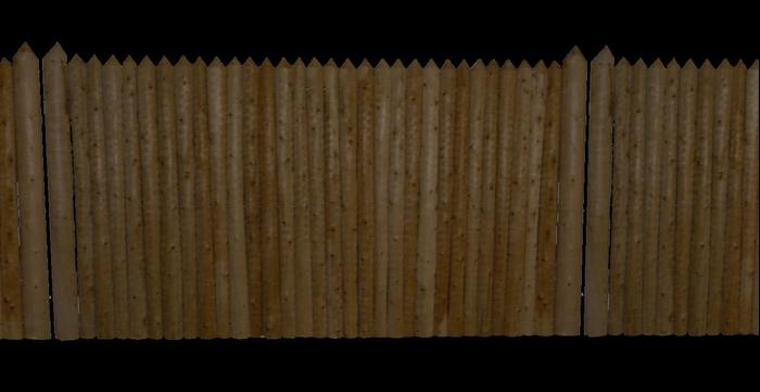 Second Life Marketplace - Stockade full perms wood fencing texture
