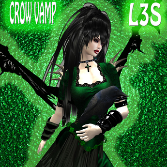 Second Life Marketplace - [ L3S ] CROW VAMP GREEN