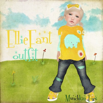 Second Life Marketplace - Elliefant--Munchkin Toes TD Outfit