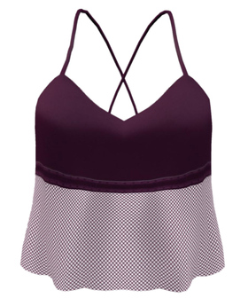Second Life Marketplace - [mT] Criss Cross Netted Top - Plum
