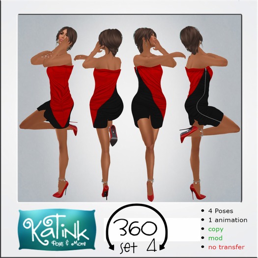Second Life Marketplace - KaTink - 360 Poses Set 4