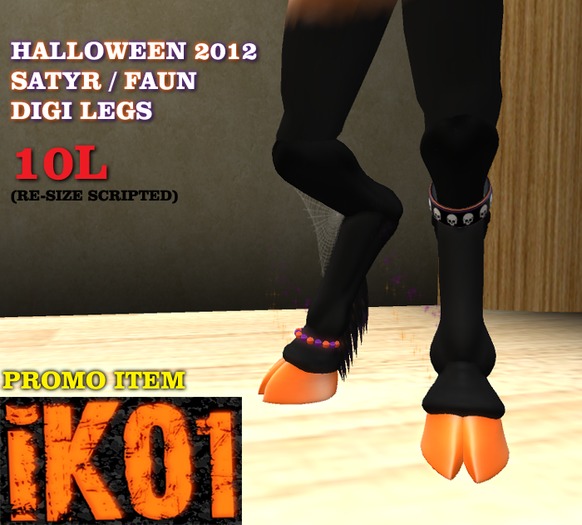 Second Life Marketplace - IK01 Halloween 2012 Satyr/Faun Legs