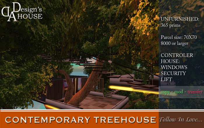 Second Life Marketplace - "Contemporary TreeHouse" House