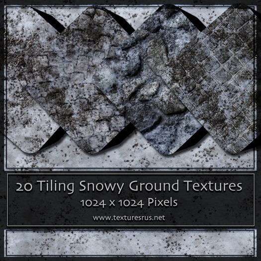 Second Life Marketplace - TRU Textures - 20 Snow Covered Mixed Ground ...