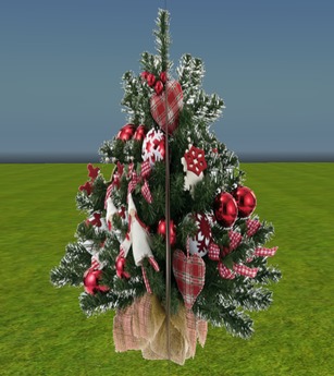 Second Life Marketplace - Table Top Red Tree