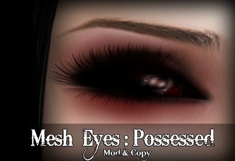 Second Life Marketplace - Corvus : Possessed Mesh Eyes