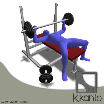 Second Life Marketplace - k.kanto - Weight Bench GYM