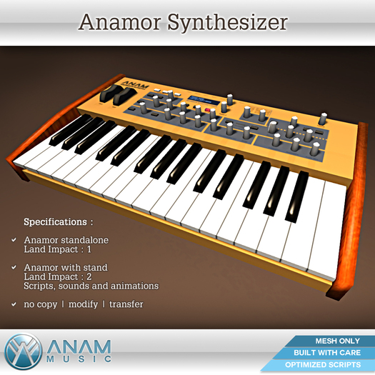 Second Life Marketplace - ANAM - Anamor Synthesizer