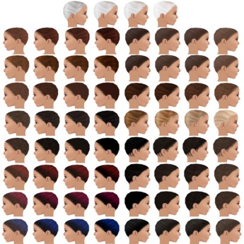 Second Life Marketplace - Pack 68 Hair Base