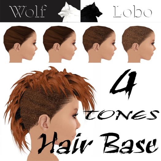 Second Life Marketplace - Hair Base Brown Style 1