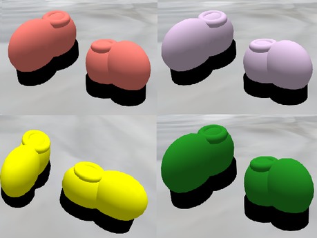 Second Life Marketplace - Wingsong Yoshi Boots Mulitcolors Box