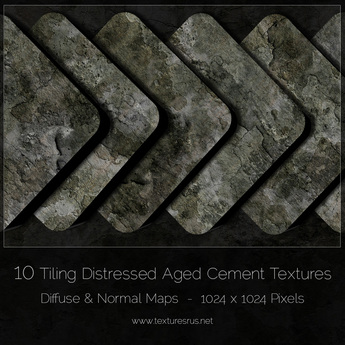Second Life Marketplace - TRU Textures - 3D Distressed Plaster Textures ...