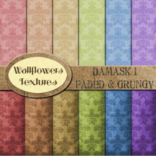 Second Life Marketplace - *Wallflowers* Damask Grunge