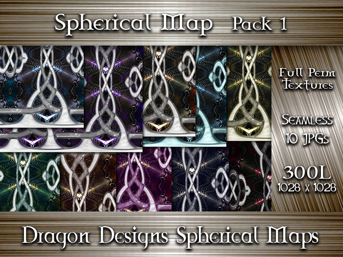 Second Life Marketplace - Celtic Metal - Full Perm Seamless Spherical ...