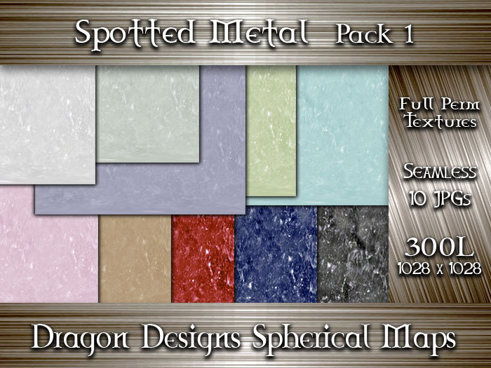 Second Life Marketplace - Spotted, Stained Metal - Full Perm Seamless ...