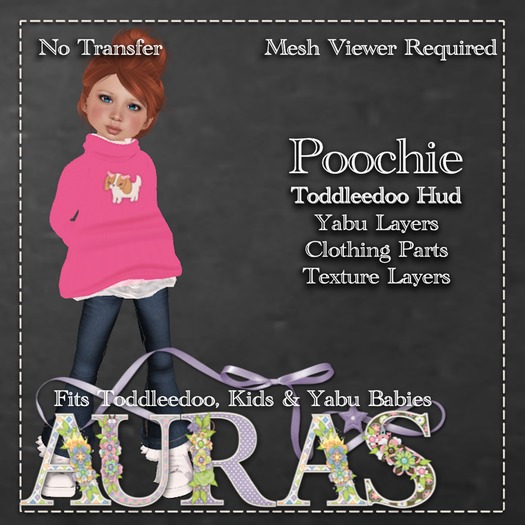 Second Life Marketplace - *Aura's* Poochie Outfit for Kids, Tiny Tots ...