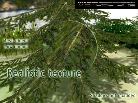 Second Life Marketplace - Pine tree - Mesh - By VLD (Pinheiro Mesh)