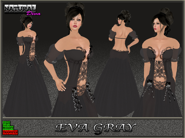Second Life Marketplace - Natural Diva - Eva Grey