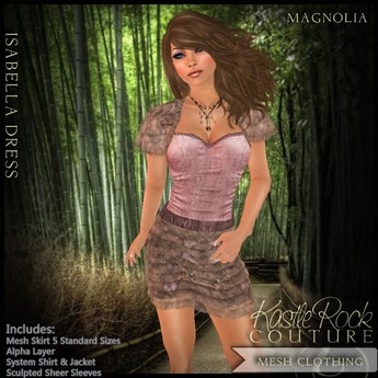 Second Life Marketplace - :KR: Isabella Dress - Magnolia