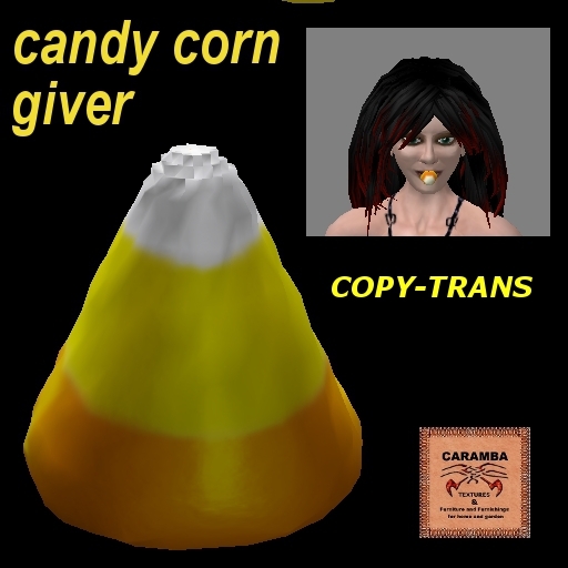 Second Life Marketplace - CANDY CORN GIVER (COPY/TRANS) Second Life Marketplace - CANDY CORN GIVER (COPY/TRANS)