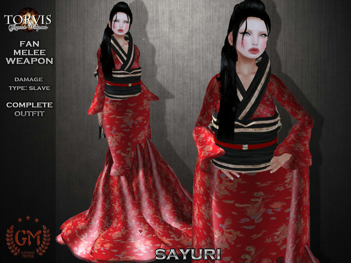 Second Life Marketplace - TORVIS WEAPONS SAYURI Animated Fan Melee ...