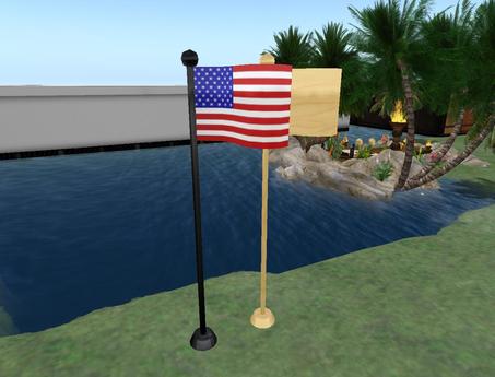 Second Life Marketplace - Animated Flag Full Perm (Boxed)