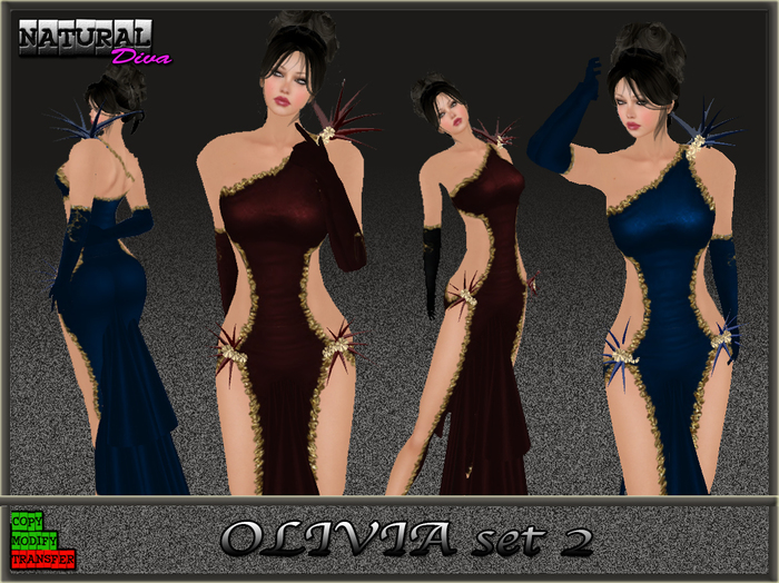 Second Life Marketplace - Natural Diva - Olivia Set 2