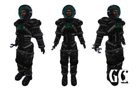 Second Life Marketplace - 'Obsidian' Space Suit by GageCraft
