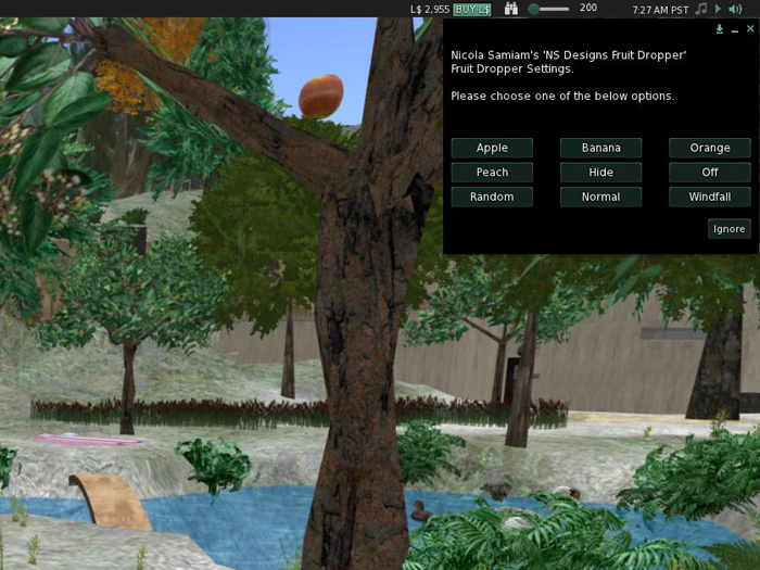 Second Life Marketplace - NS Designs Fruit Dropper