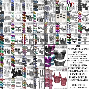 Second Life Marketplace - [NB] Inc. Super Mega Template Inventory Pack ...