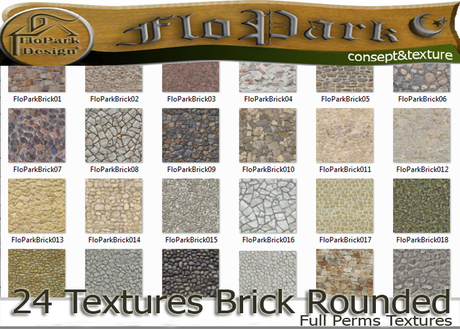 Second Life Marketplace - FloPark Brick Rounded
