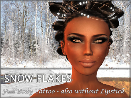 Second Life Marketplace - Subtle Winter Snow - Full Body Tattoo ...