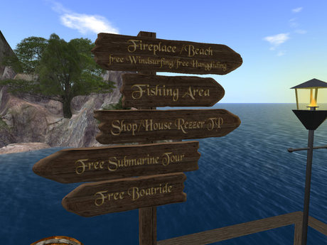 Second Life Marketplace - Wooden Signs / Guidepost
