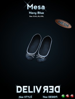 Second Life Marketplace - DELIVRED Mesa - (Navy Blue) (Click Unpack Me)