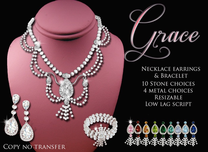 Second Life Marketplace - Exquisite Grace Jewelry Set