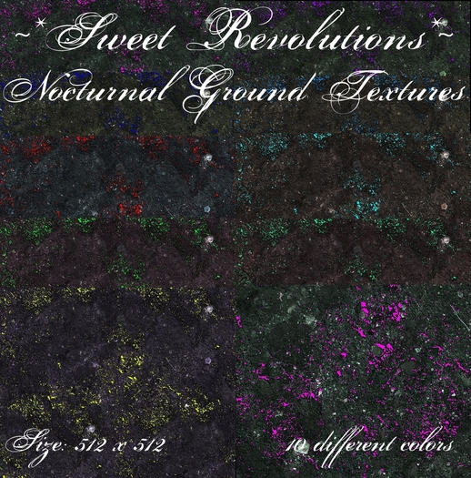 Second Life Marketplace - ~*SR*~ Nocturnal Ground Textures 512 x 512 Box