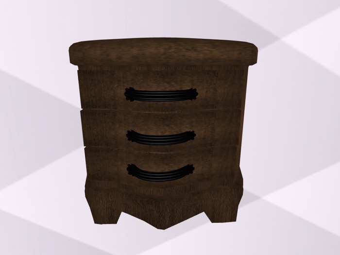 Second Life Marketplace - Baby Dresser Inventory Holder-Walnut