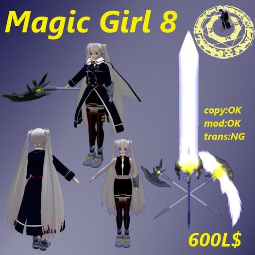 Second Life Marketplace - *K:K* Magic Girl Cos 8