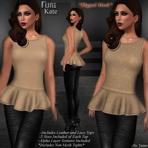 Second Life Marketplace - DE Designs - Rune - Kate - Tan