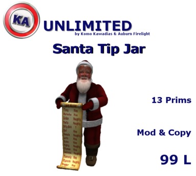 Second Life Marketplace - KA Santa Tip Jar