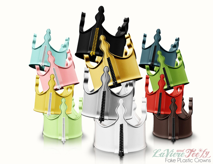 Second Life Marketplace - -LaViere- Fake Plastic Crown Fatpack