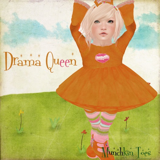 Second Life Marketplace - DQ-Dress Outfit--Munchkin Toes TD