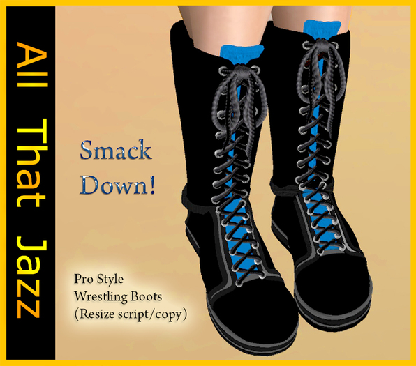 Second Life Marketplace - ! All that Jazz - Smack Down Blue and Black ...
