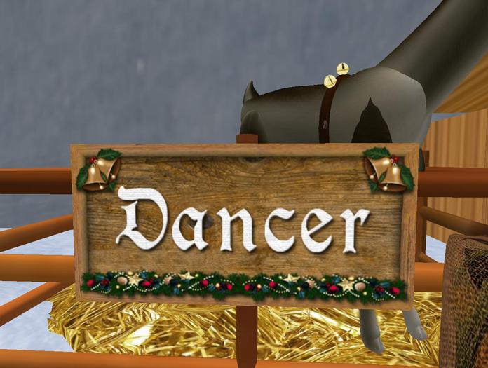 Second Life Marketplace - REINDEER DANCER Nameplate