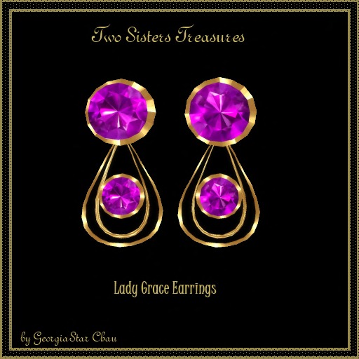 Second Life Marketplace Tst Lady Grace Earrings