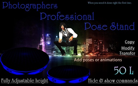 Second Life Marketplace - Package for Photographers male pose stand